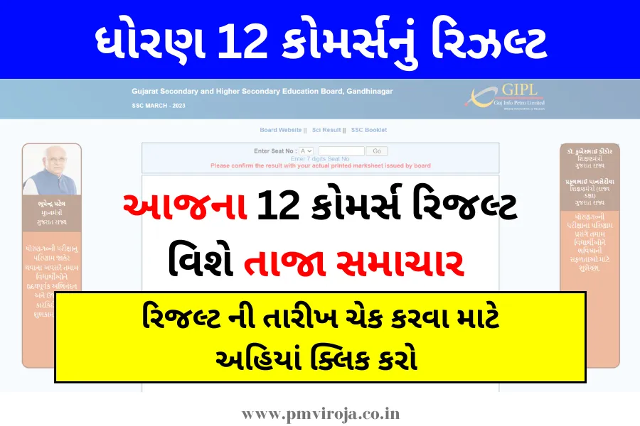 GSEB HSC Commerce Result 2023: 12 કોમર્સ રિજલ્ટ જાહેર, અહિંથી ચેક કરો ... GSEB HSC Commerce Result 2023: 12 કોમર્સ રિજલ્ટ જાહેર, અહિંથી ચેક કરો ...
